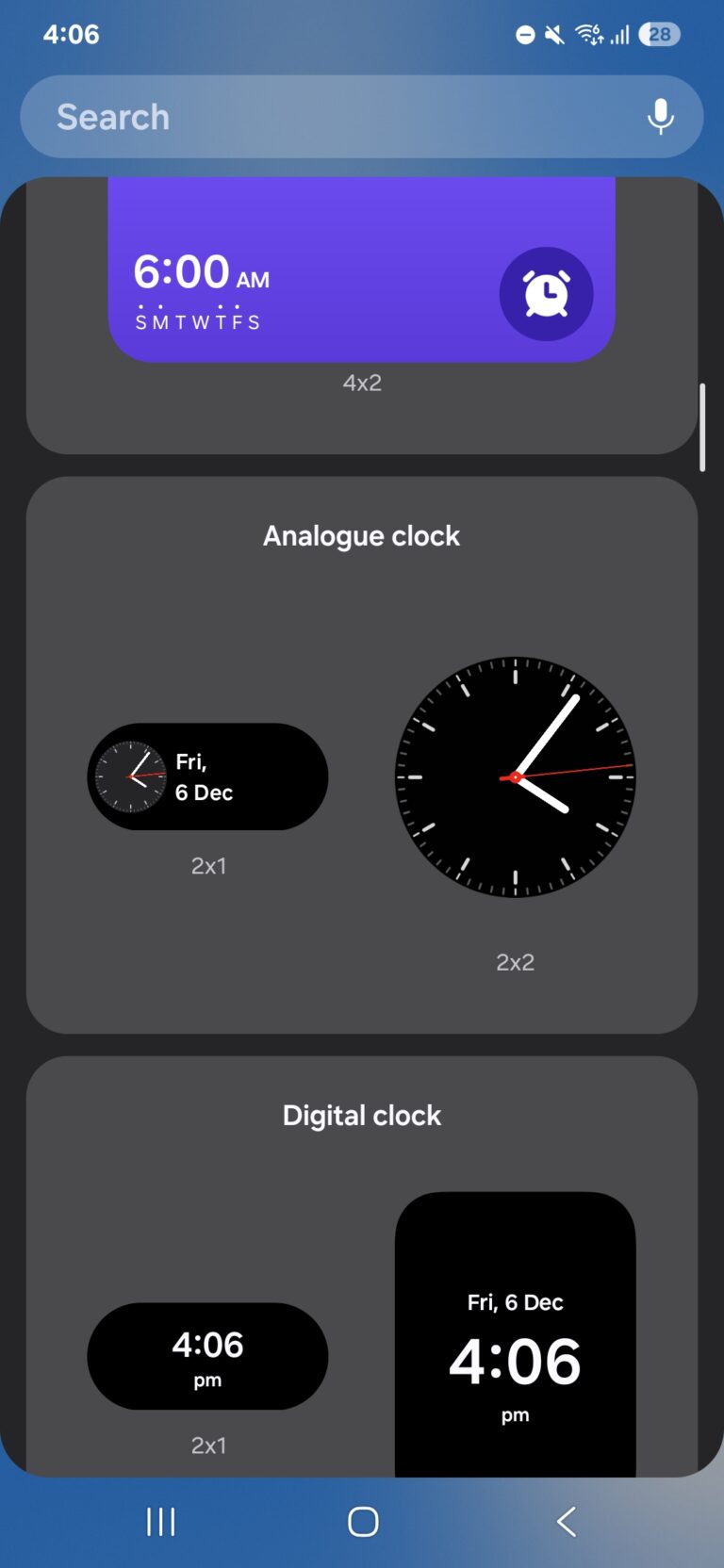 Check out the redesigned stock Samsung widgets from One UI 7.0 - SamMobile