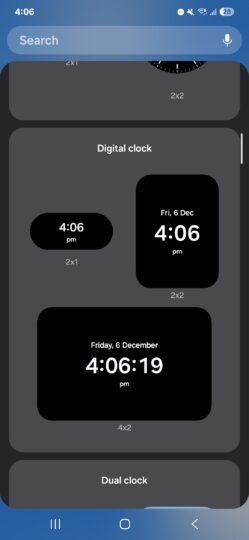 Check out the redesigned stock Samsung widgets from One UI 7.0 - SamMobile