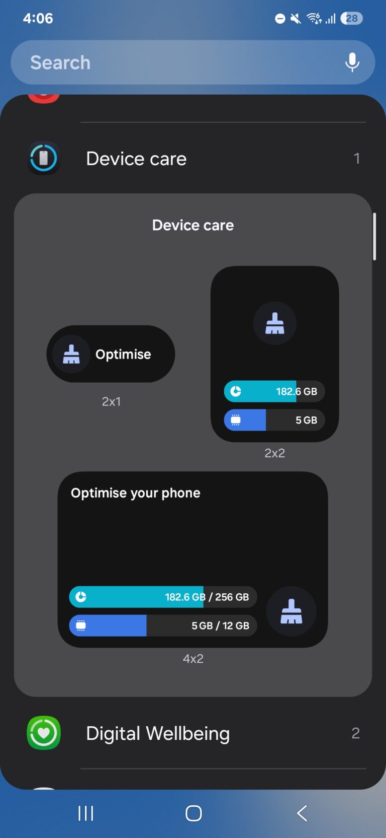 Check out the redesigned stock Samsung widgets from One UI 7.0 - SamMobile