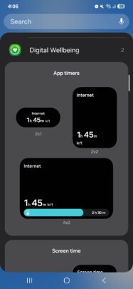Check out the redesigned stock Samsung widgets from One UI 7.0 - SamMobile