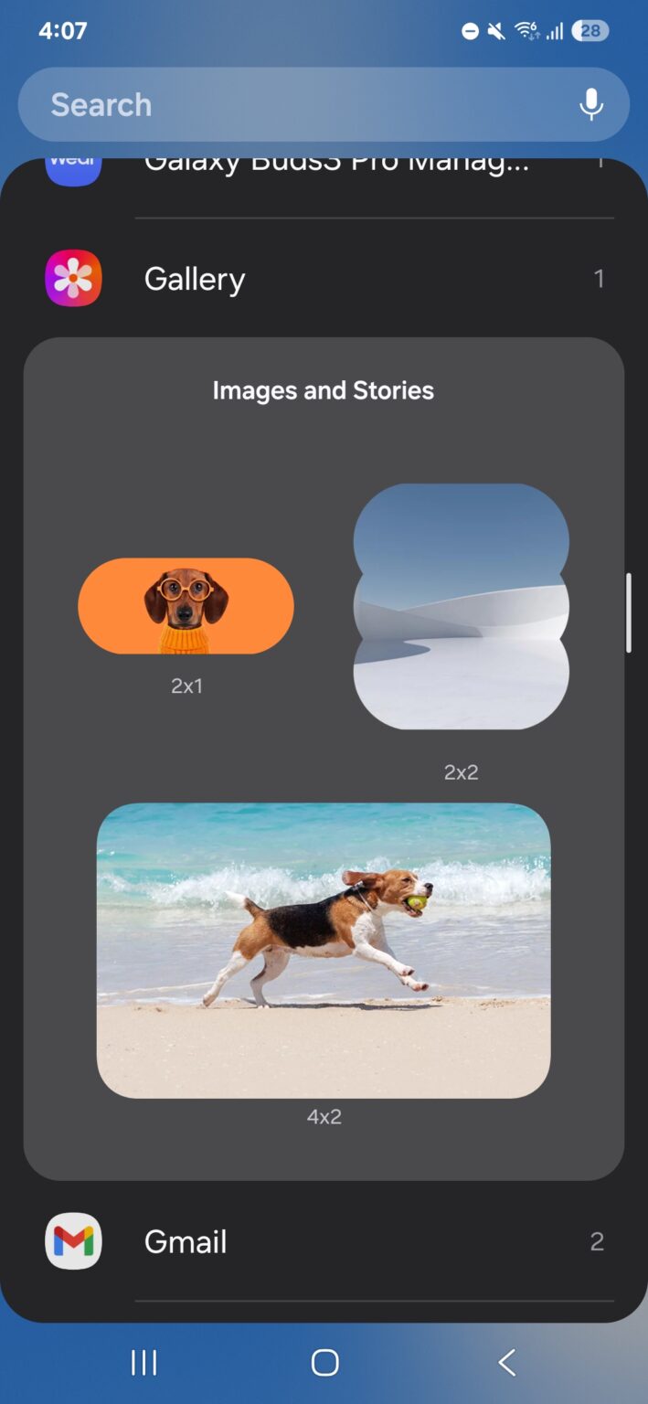 Check out the redesigned stock Samsung widgets from One UI 7.0 - SamMobile