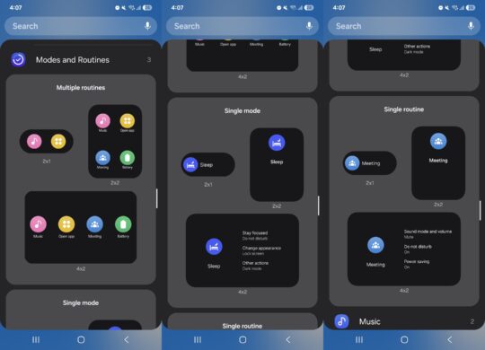 Check out the redesigned stock Samsung widgets from One UI 7.0 - SamMobile