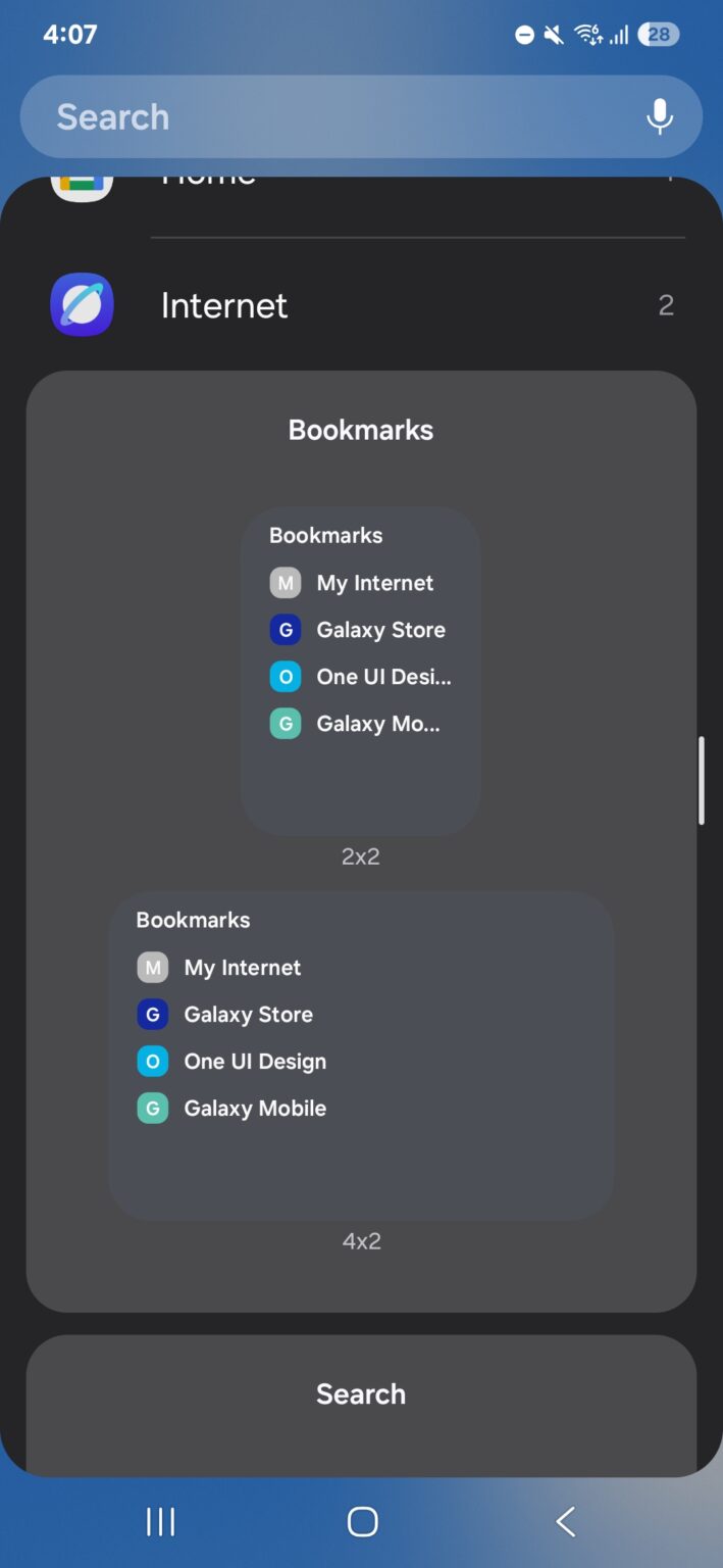 Check out the redesigned stock Samsung widgets from One UI 7.0 - SamMobile