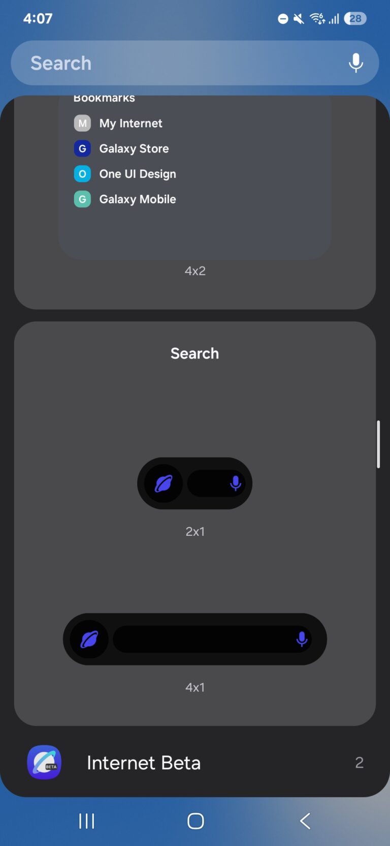 Check out the redesigned stock Samsung widgets from One UI 7.0 - SamMobile