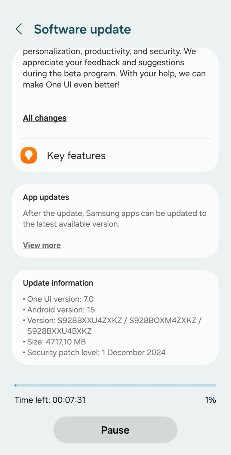 Samsung One UI 7.0 update is now available for public testing - SamMobile