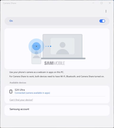 This is the Camera Share app coming to Galaxy Books with One UI 7 ...