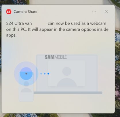 This is the Camera Share app coming to Galaxy Books with One UI 7 ...