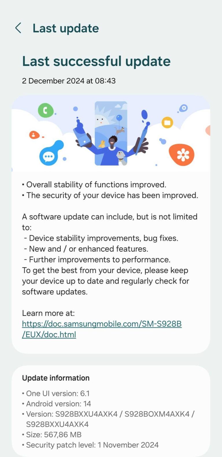 Samsung Galaxy S24 gets second November 2024 software update - SamMobile