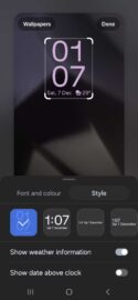 Here are all of One UI 7's lock screen clock styles - SamMobile