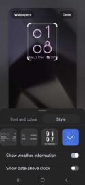Here are all of One UI 7's lock screen clock styles - SamMobile