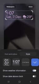Here are all of One UI 7's lock screen clock styles - SamMobile
