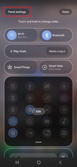 One UI 7 lets you add quick setting toggles to notifications screen ...