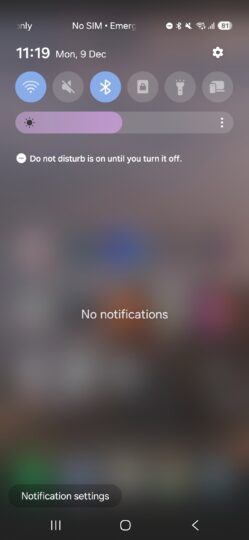 One UI 7 lets you add quick setting toggles to notifications screen ...