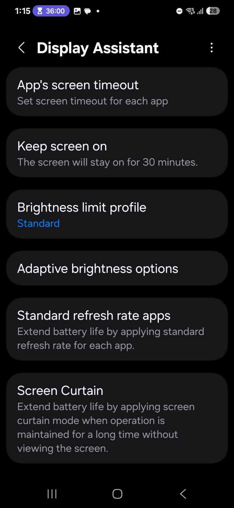 Samsung Display Assistant app offers more control over display behavior ...