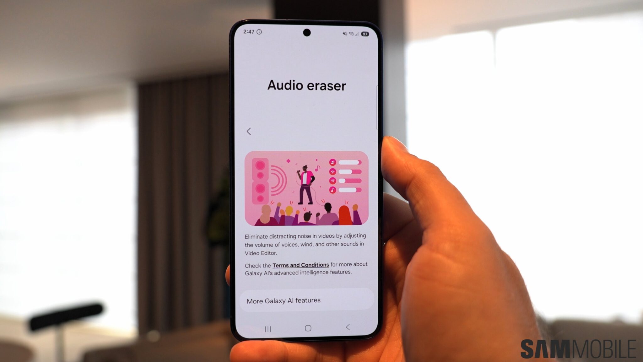 Samsung Galaxy S25 Audio Eraser: What is it and how does it work ...