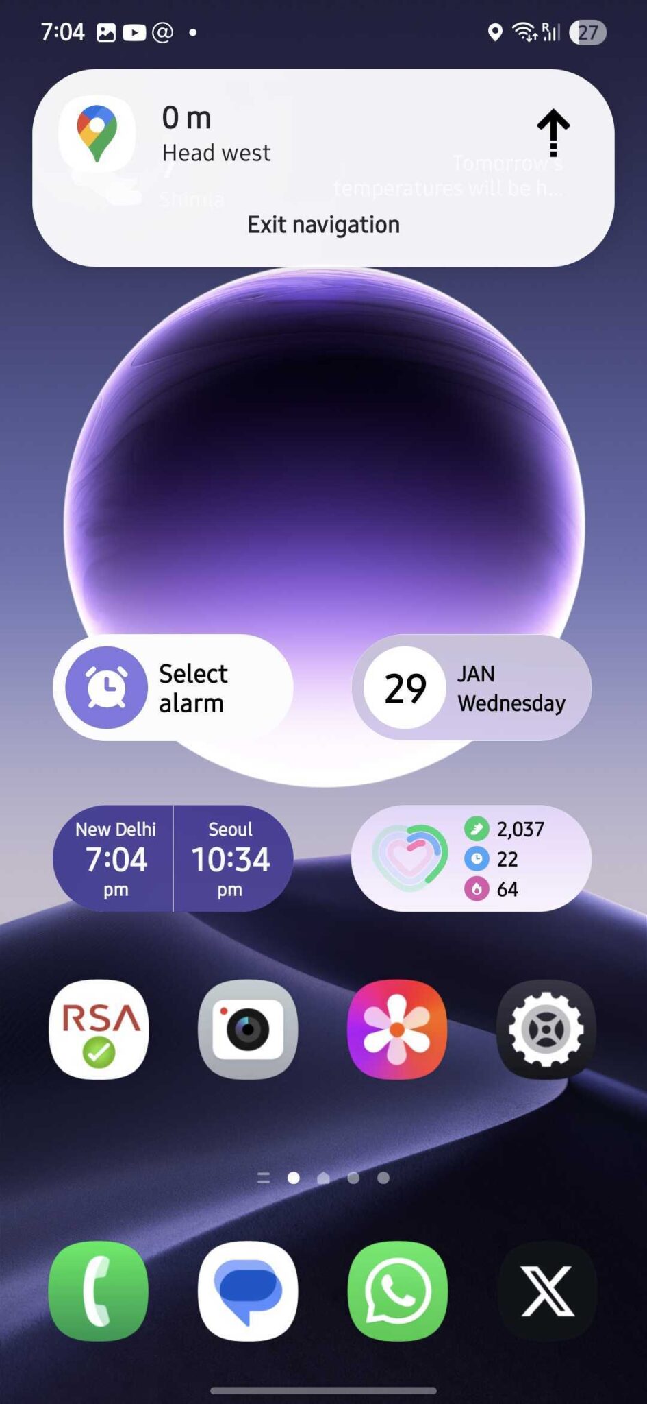 Google Maps gets updated to work with One UI 7's Now Bar - SamMobile