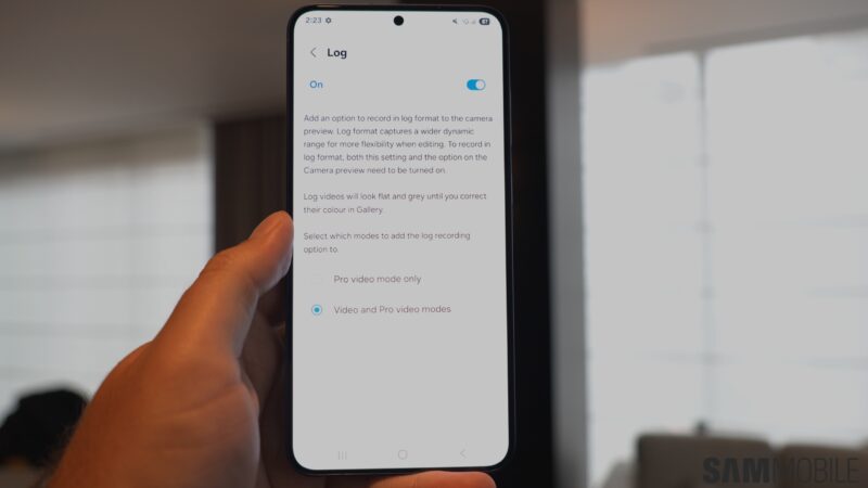 Galaxy S25 can record videos in log: Here’s how it works - SamMobile