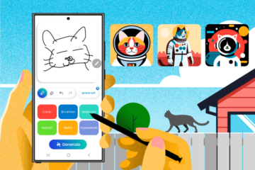 Galaxy S25 Sketch to Image lets you draw with voice and text commands ...