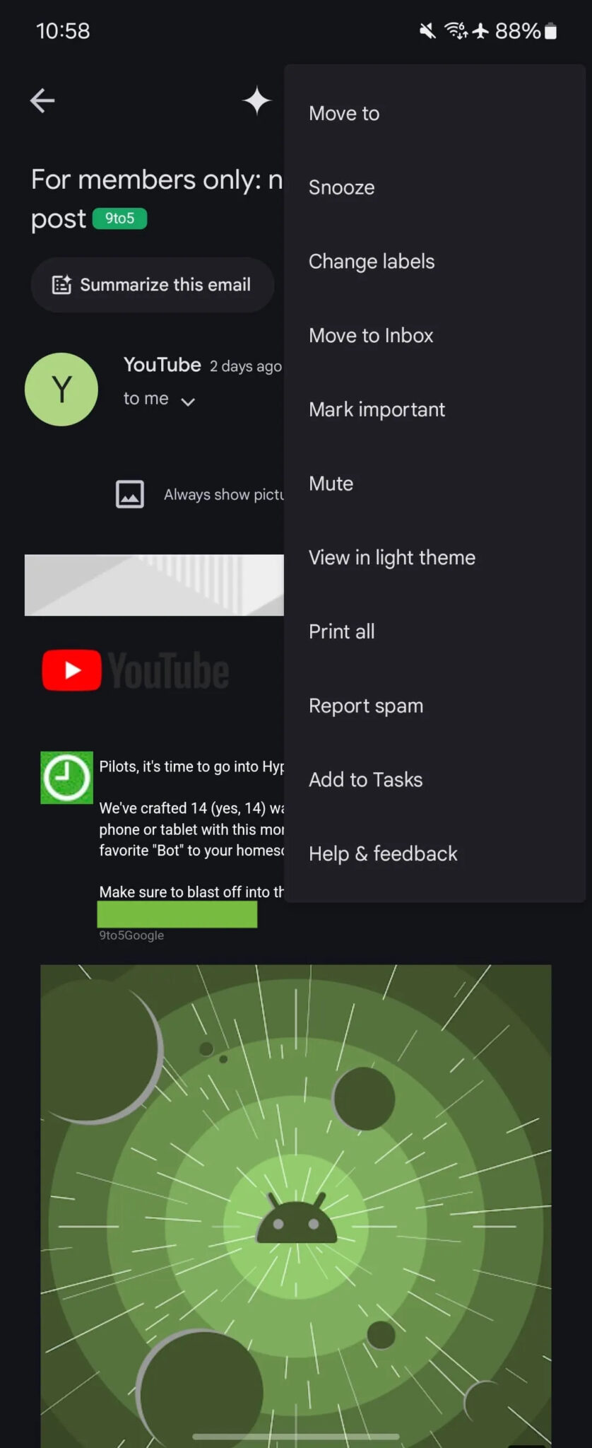 Gmail for Android gets new design for email menu - SamMobile