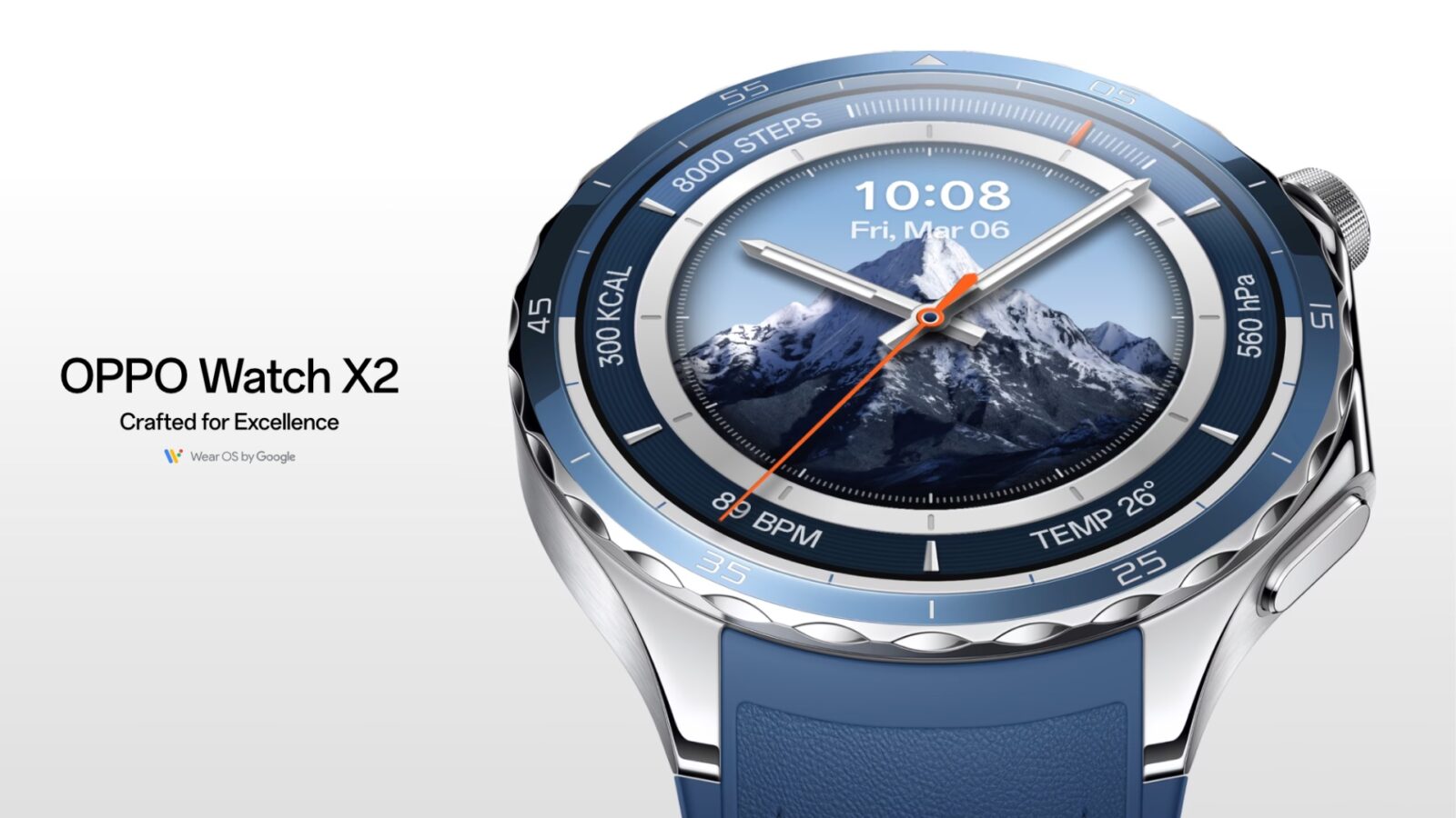 OPPO Watch X2 with Wear OS launched to rival Galaxy Watch Ultra - SamMobile