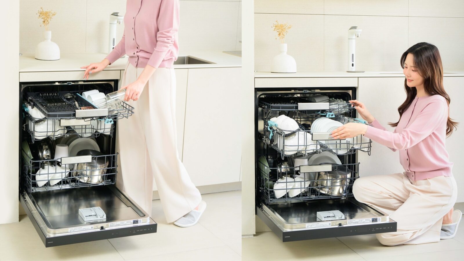 Samsung Bespoke AI Dishwasher (2025) has minimalist design, more power ...