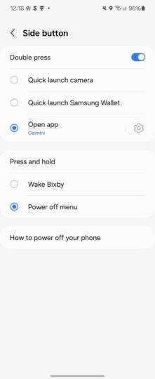 One UI 7 brings more side button options to Galaxy S25 - SamMobile