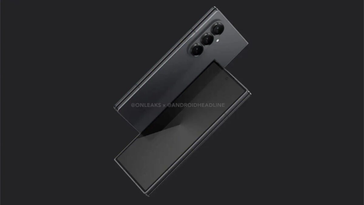 4.5mm thin Galaxy Z Fold 7 breaks cover in leaked renders! - SamMobile