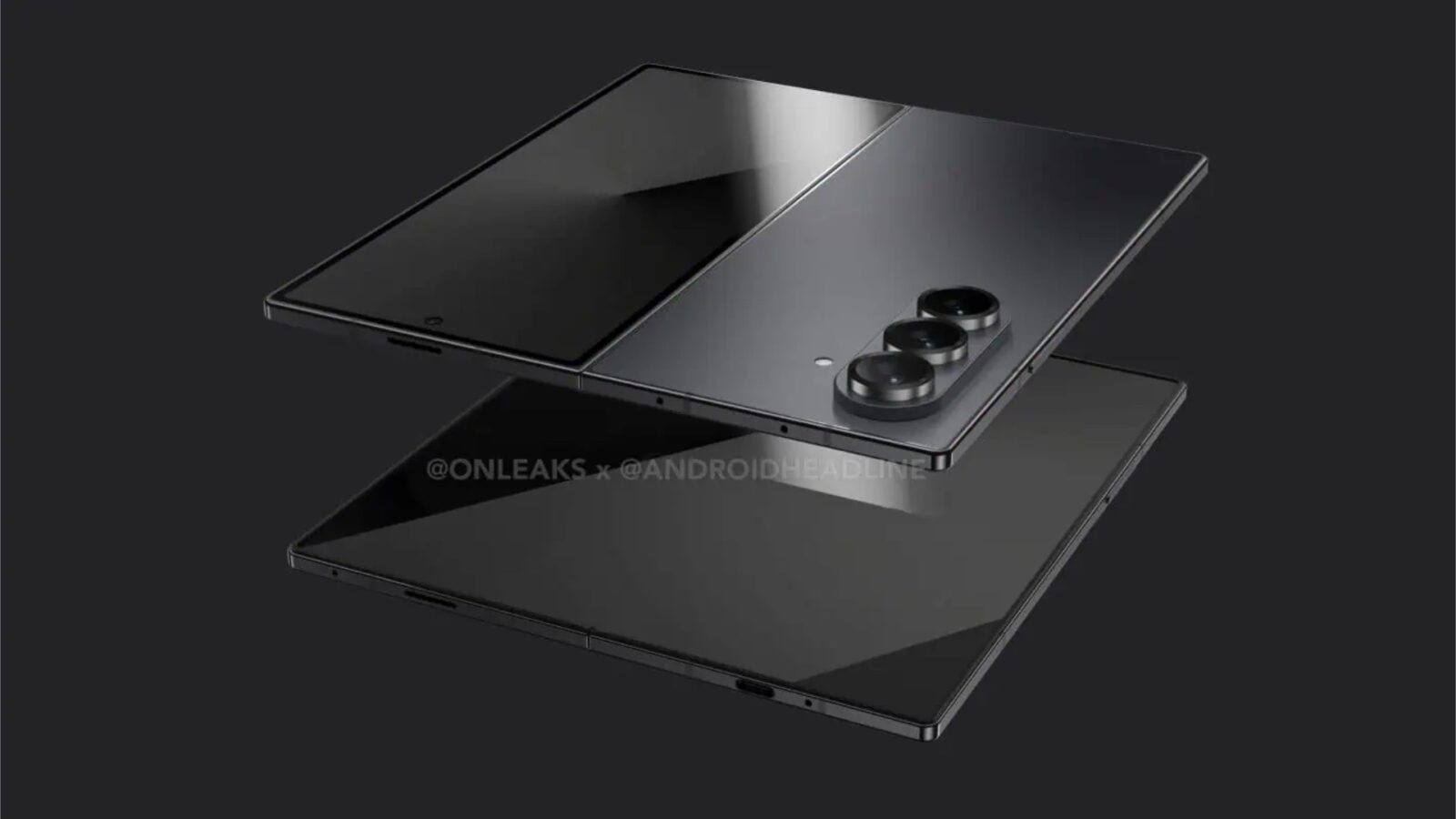 4.5mm thin Galaxy Z Fold 7 breaks cover in leaked renders! - SamMobile