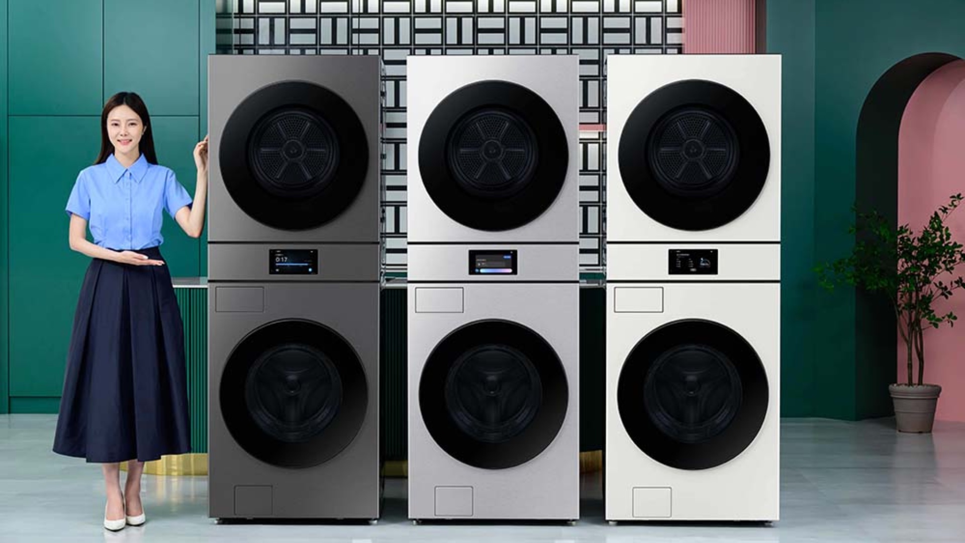 Samsung's new washer and dryer combo has a 7-inch touchscreen display ...
