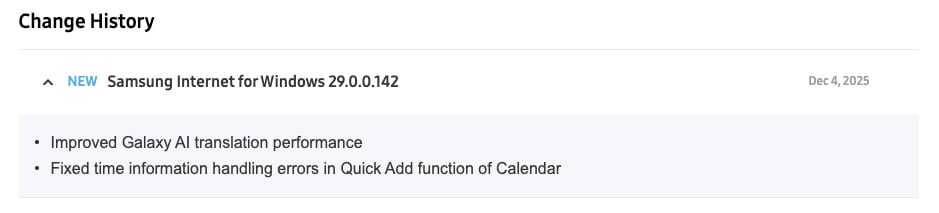 New update to Samsung Internet for Windows brings these changes - SamMobile