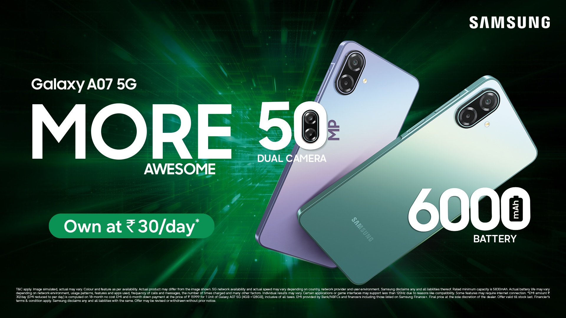 Samsung Galaxy A07 5G is now available in India - SamMobile